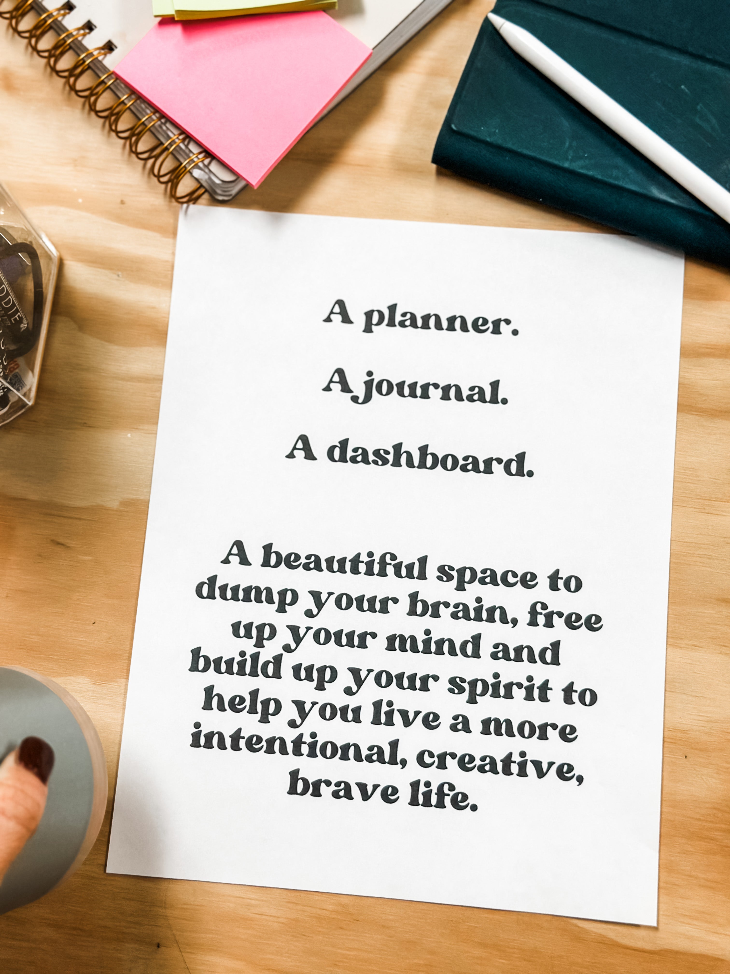 Brave Life Dashboard Printable – The Brave Mama Co.