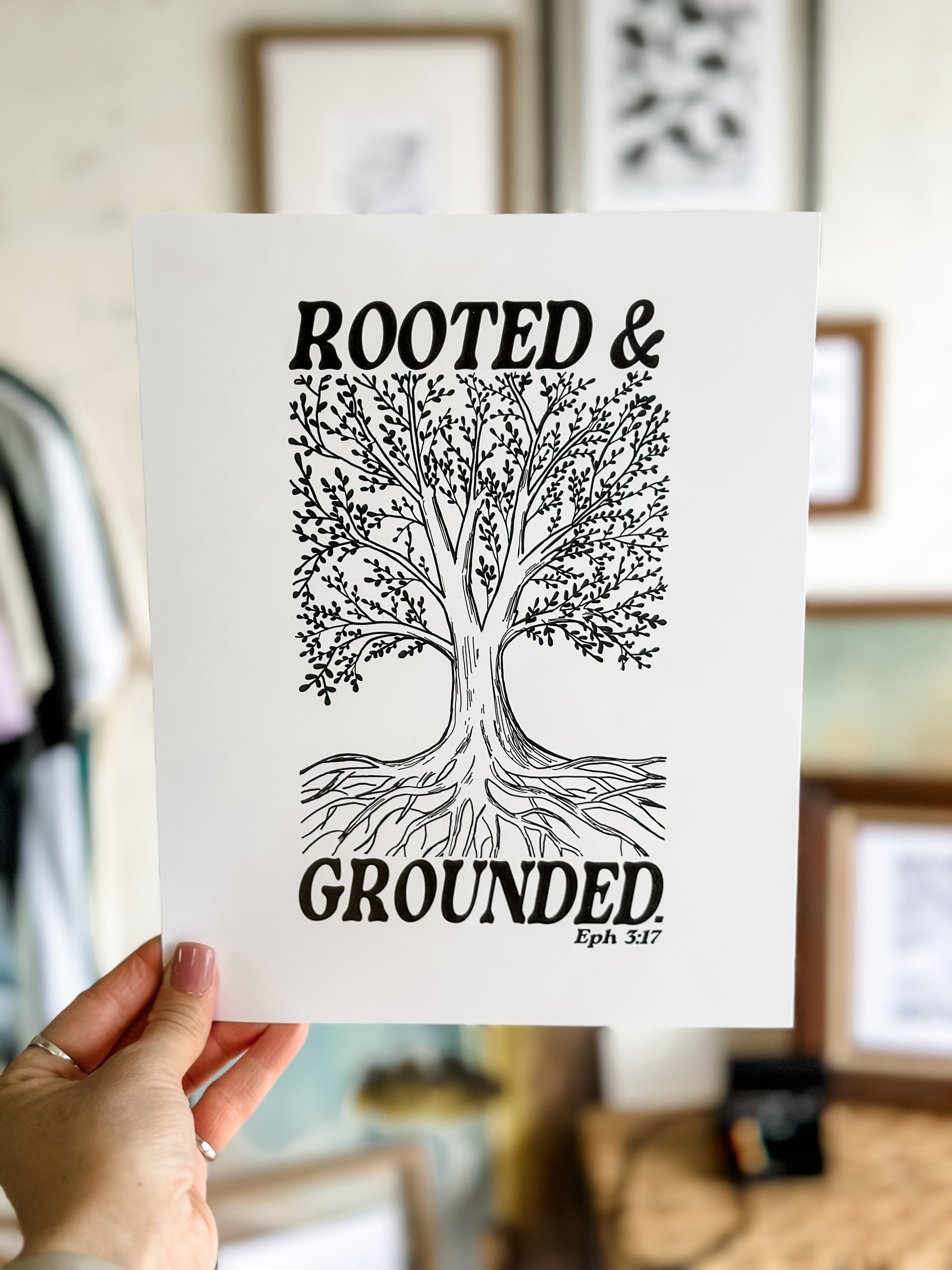Rooted and Grounded Print – The Brave Mama Co.