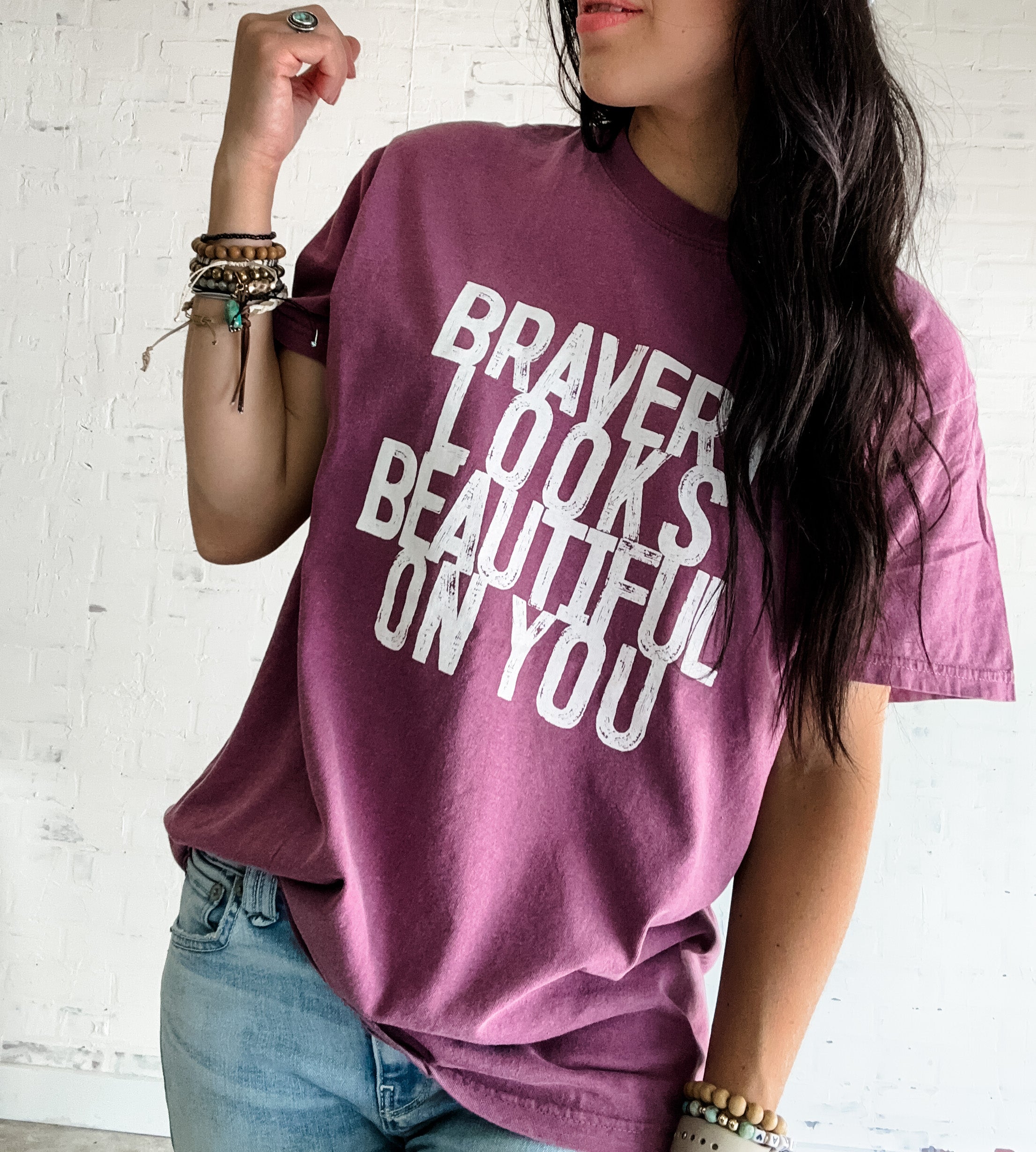 Bravery Looks Beautiful On You - Violet – The Brave Mama Co.