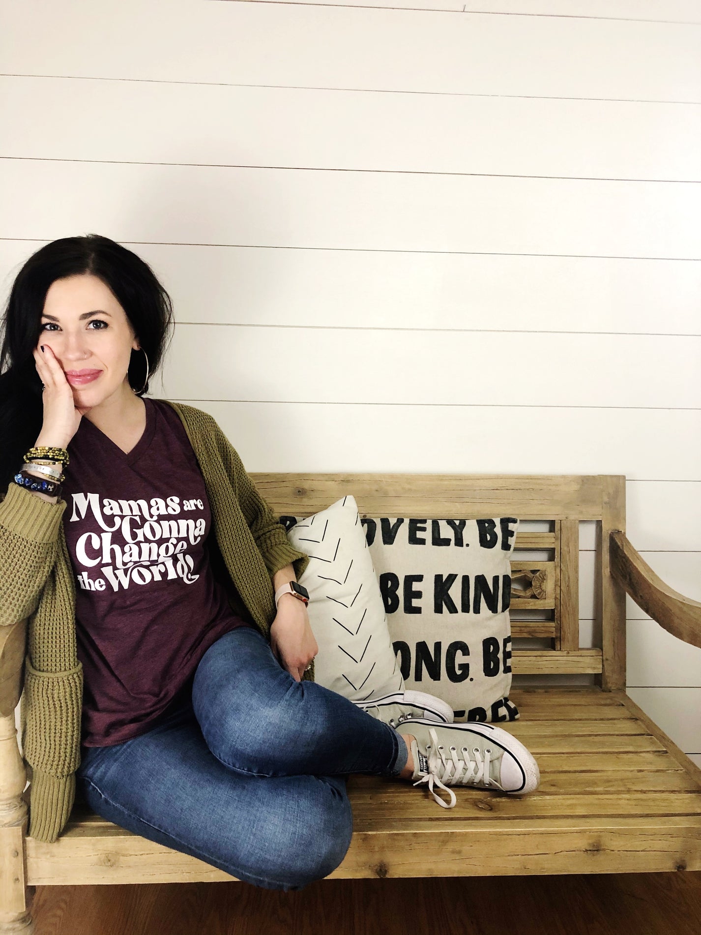 Mamas Gonna Change the World - Maroon – The Brave Mama Co.