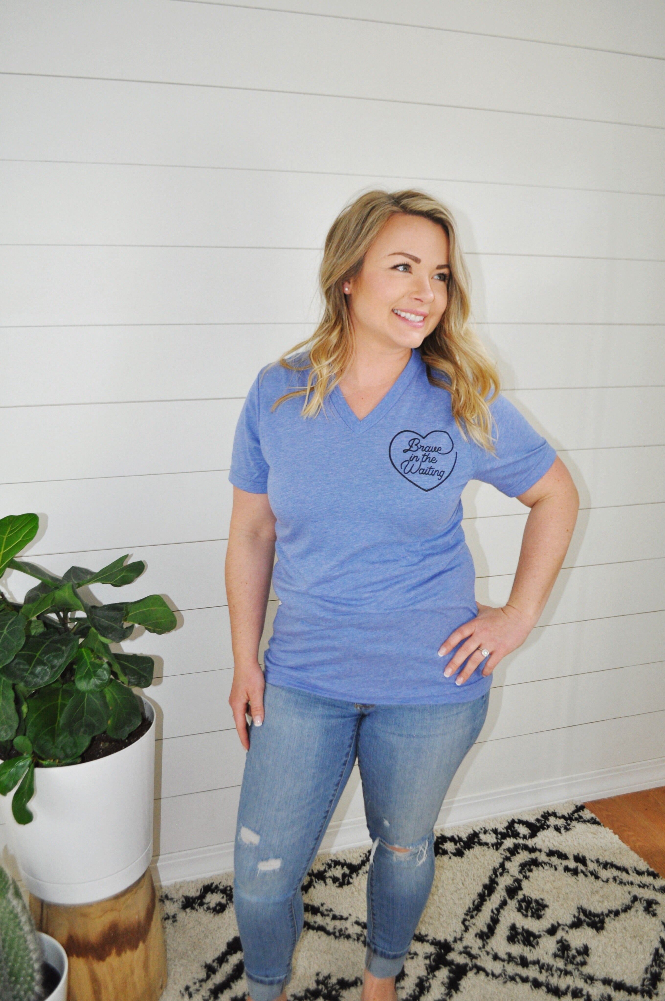Brave in the Waiting - Blue Heather – The Brave Mama Co.